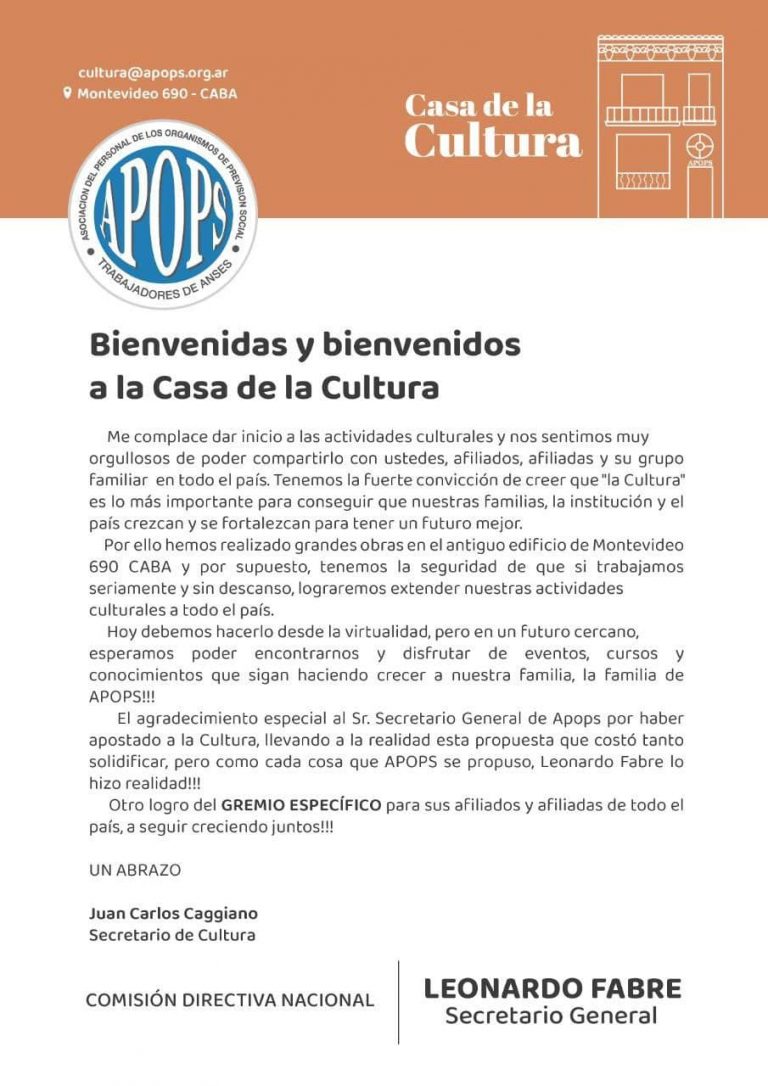 APOPS - CULTURA